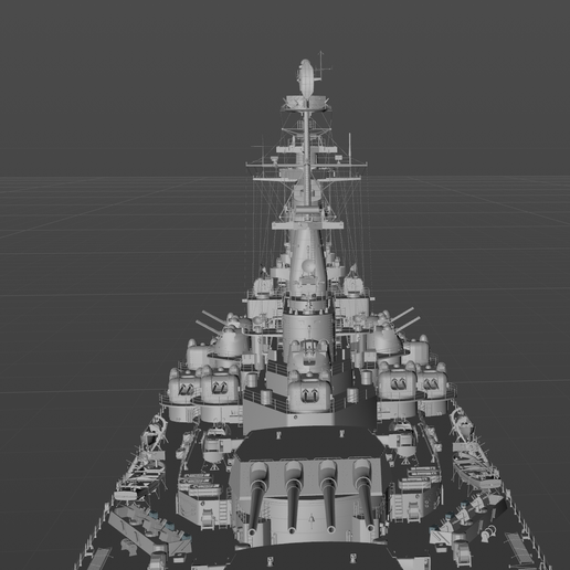 🚢 USS Maine battleship 3D model material・ OBJ File for 3D printing・Cults