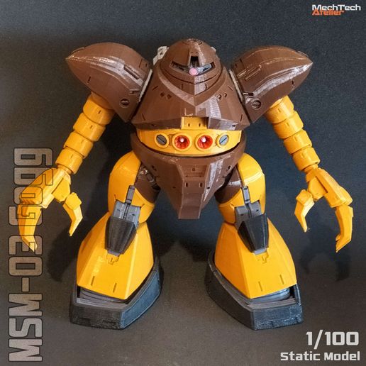 🤖 MSM-03 Gogg・ 3D File for 3D printing・Cults