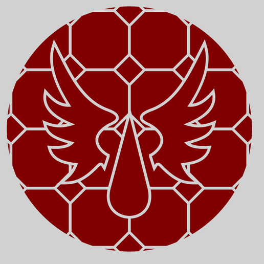 🩸 Blood Angel Space Marines marble topper for 90mm base・ STL File for ...