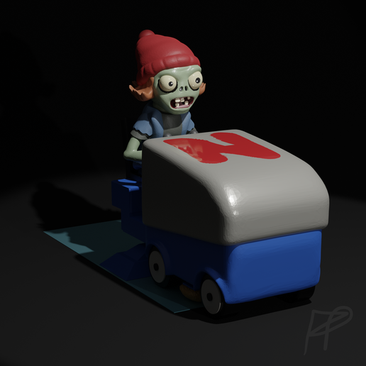 🧟 Zomboni・ STL File for 3D printing・Cults