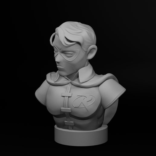 👤 Robin - Bust・Free OBJ File for 3D printing・Cults