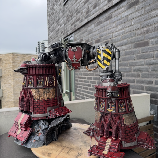 🚀 Gothic spaceship wreck B engines・3D Print with the K1 max 3D printer ...