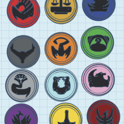 Download 2 3D models from Super Sentai Power Coins listed by ...