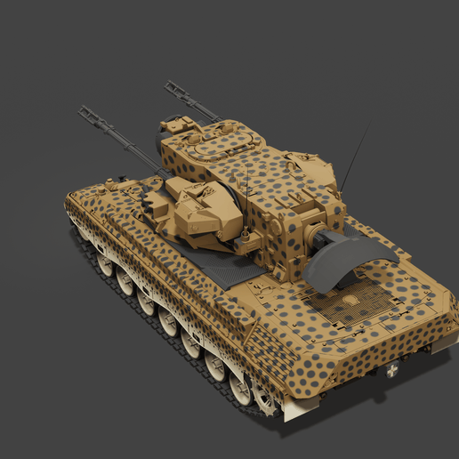 🪖 Gepard・ 3D File for 3D printing・Cults