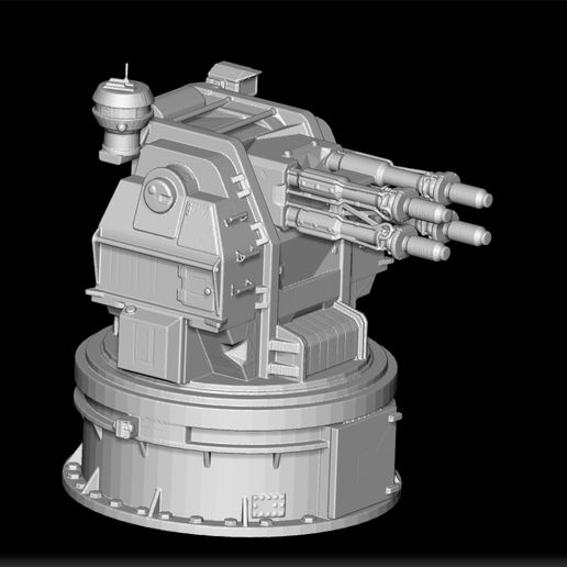 STL file Naval Artillery Cannon - Detailed Warship Weapon - Historic ...