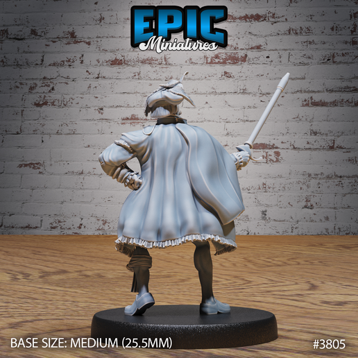 3D file Conquest Leader Attack ‧ DnD Miniature ‧ Tabletop Miniatures ...