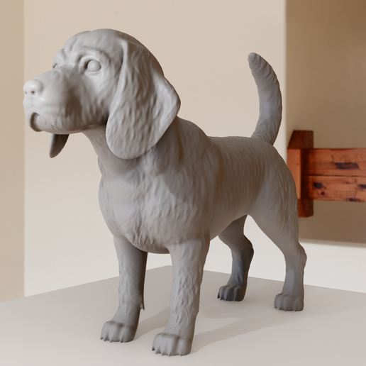 STL file beagle stl 🐕 ・3D printable design to download・Cults