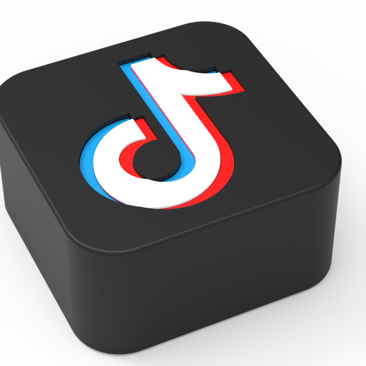 STL file TikTok storage box (Customizable) 📦 ・3D print object to ...