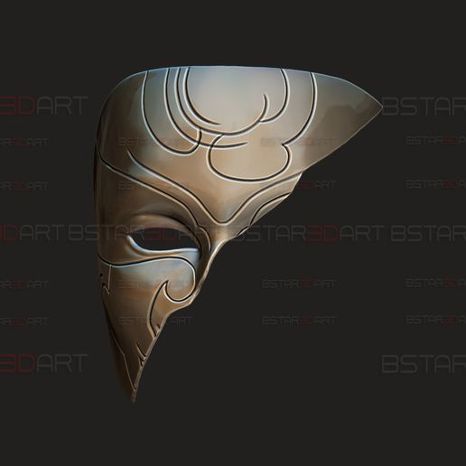 👾 Katarina Half Mask Noxus Cinematic - league of legends Cosplay・ 3D ...