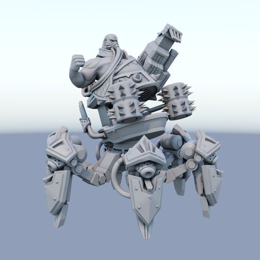 🎲 urgot League of Legends 3D print model・ STL File for ・Cults