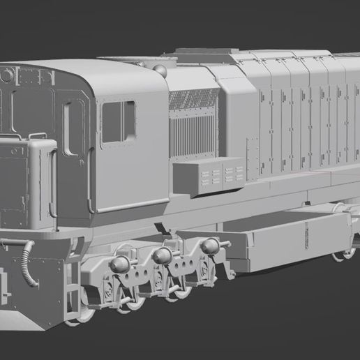 STL file SOUTH AFRICAN RAILWAYS CLASS 39 DIESEL LOCOMOTIVE HO 🚂 ・3D ...