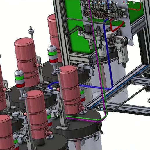 🧞‍♂️ 3D CAD Model – High Precision Grease Filling Machine・ 3D File for ...