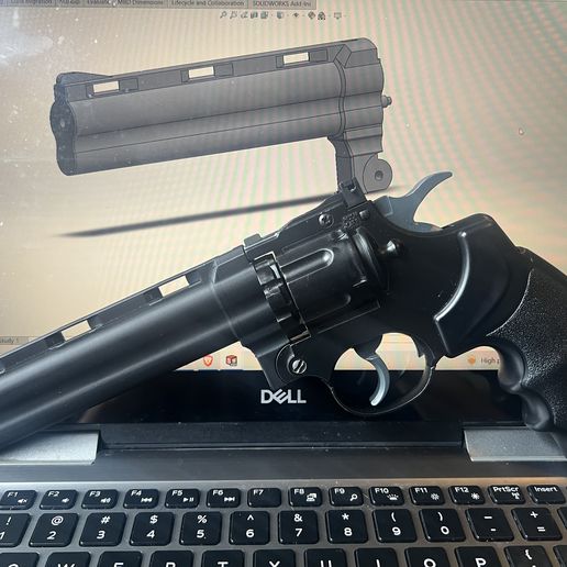 🧂 Crosman Vigilante Salt Barrel Classic Style・ STL File for 3D printing ...
