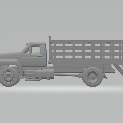 Archivo STL ford f800 4x2 plataforma 🚙 ・Plan imprimible en 3D para ...