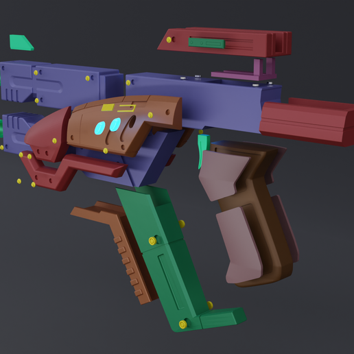 🎨 M3 "Predator" from "Mass Effect 2-3" Fan Art・ 3D File for 3D printing ...