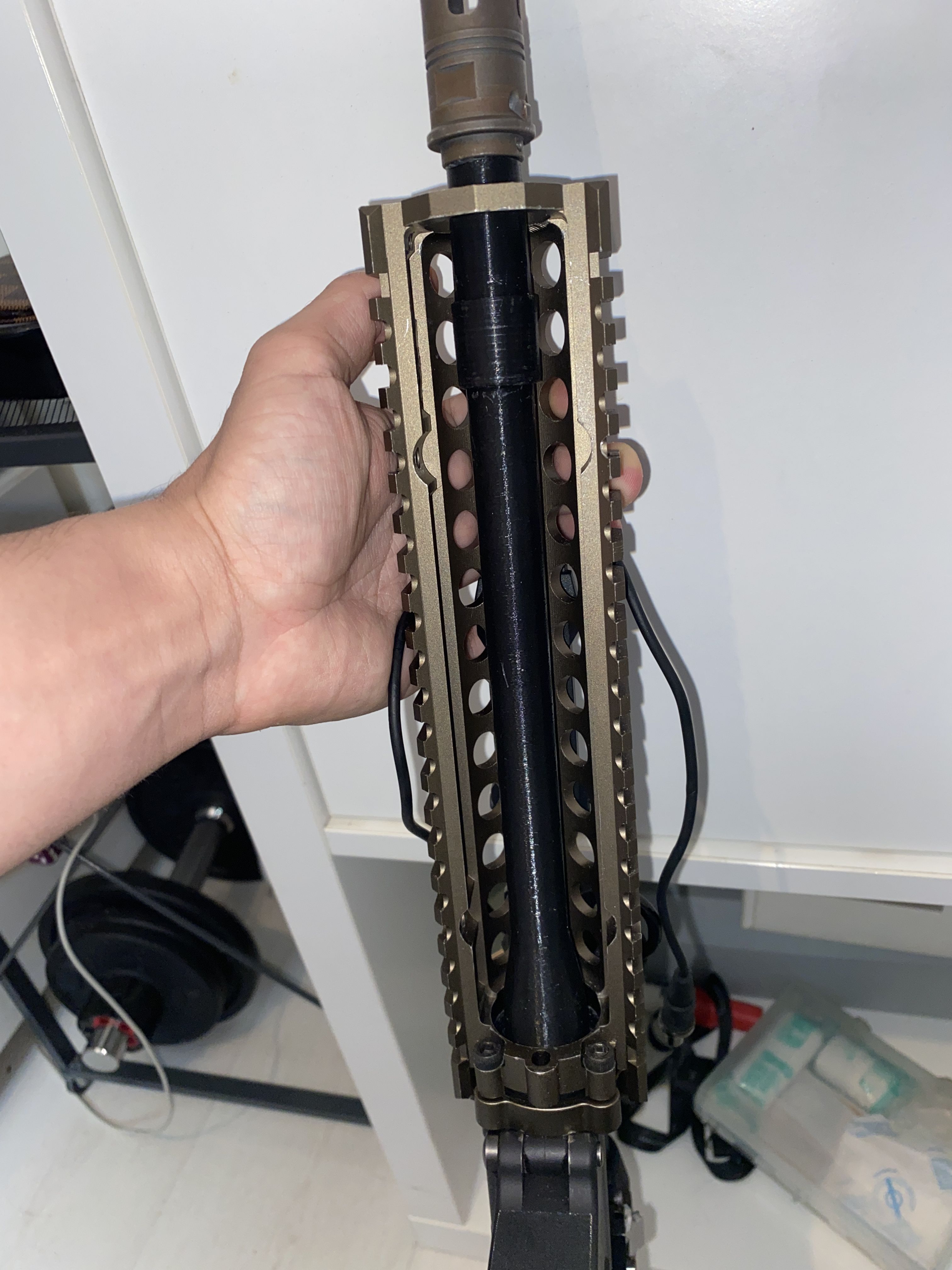 Descargar archivo OBJ gratis Outer Barrel MK18 10"3 MWS GBBR for Tokyo Marui • Objeto para ...