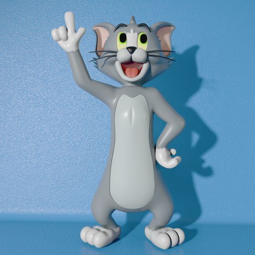 STL file Tom Cat Multi-Parts Fan Art 🐱 ・3D printable model to download ...