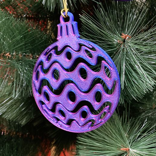 Archivo STL Christmas tree curves ornament 🎄 (3MF)・Plan imprimible en ...