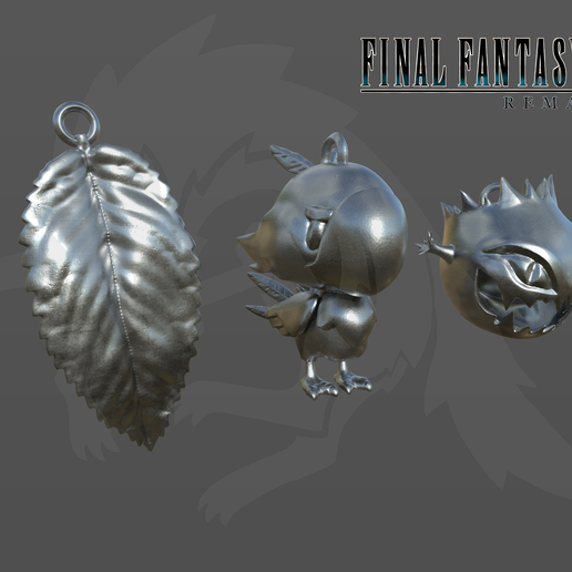 ☁️ Tifa Lockhart cosplay accessory charms for printing 3D model・ OBJ ...