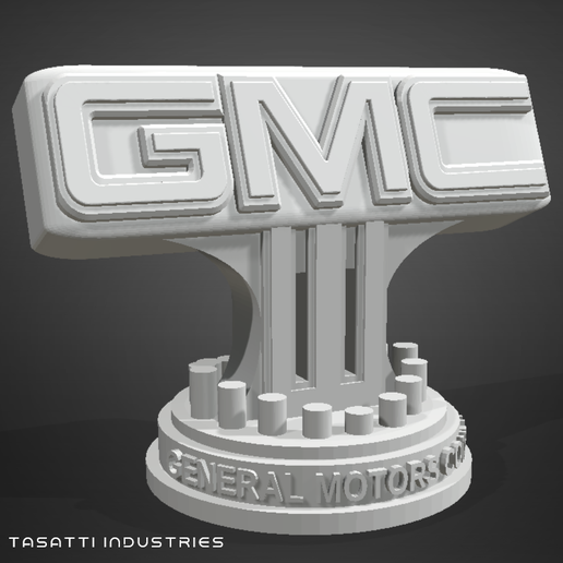 🏆 GMC Emblem Trophy・ STL File for 3D printing・Cults