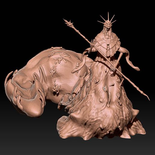 😇 Aldrich, Devourer of Gods - Dark Souls 3・ STL File for 3D printing・Cults