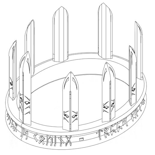👑 Robb Stark's Crown of Winter, ASOIAF & GoT・ STL File for 3D printing ...