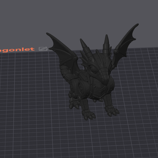 🐉 Clockwork Dragonlet – 3D Printable Model・ STL File for 3D printing・Cults