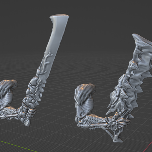 ⚔️ Swords of Bone 2・Free 3D File for ・Cults