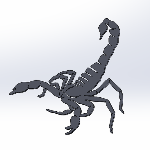 STL file scorpion 🦂 ・3D printer design to download・Cults