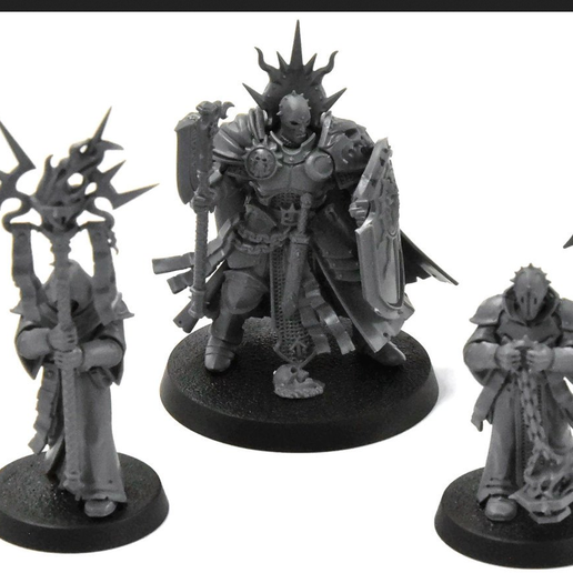 Archivo 3D Grim High Fantasy Golden Thunder Warrior Reclusive Troopers ...