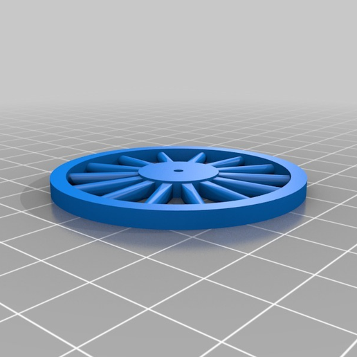🛞 wagon wheel 1・Free STL File for ・Cults