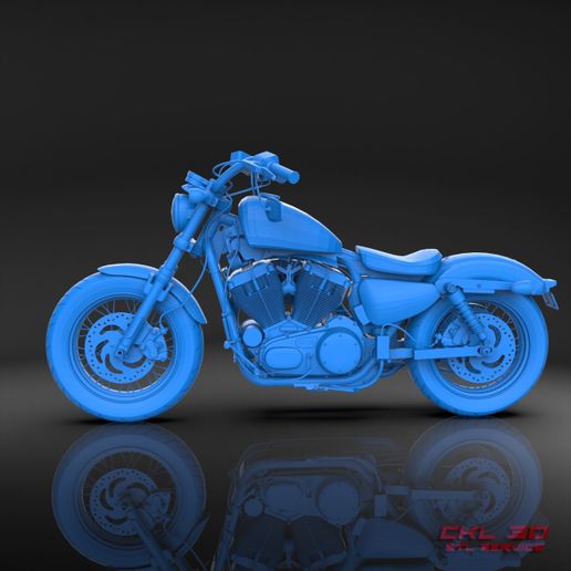 STL file Harley Davidson Sportster 48 2015 STL PRINTABLE 🏍️ ・Model to ...