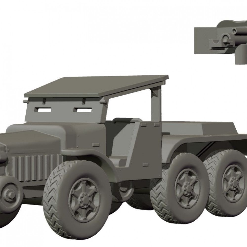 3D file Laffly with 47mm gun - French army WW2 - 28mm for wargame・Design to download and 3D ...