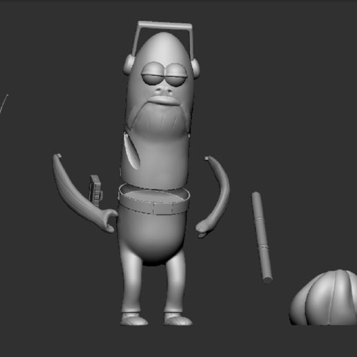 spongebob mopping fish