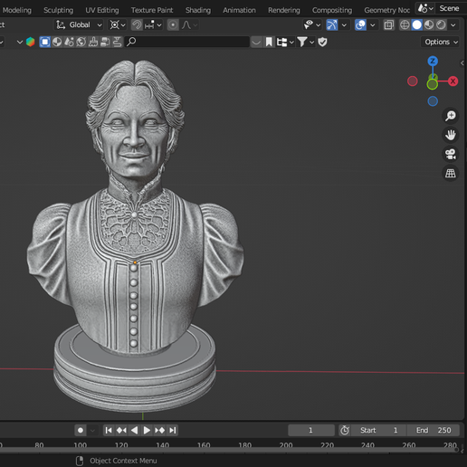 👴 Old West American Frontier Lady Chess Piece・ STL File for 3D printing ...