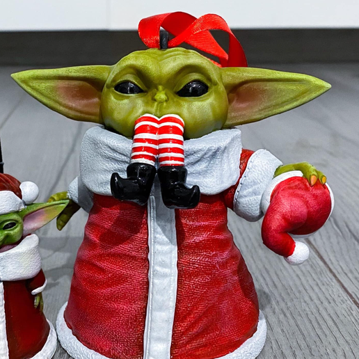 🧝 Grogu the Elf Eater - Christmas・ 3D File for 3D printing・Cults