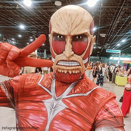 🎃 Colossal Titan Mask・ 3D File for 3D printing・Cults
