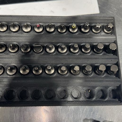 STL file 40pc Stubby socket tray 🧰 ・3D printer design to download・Cults