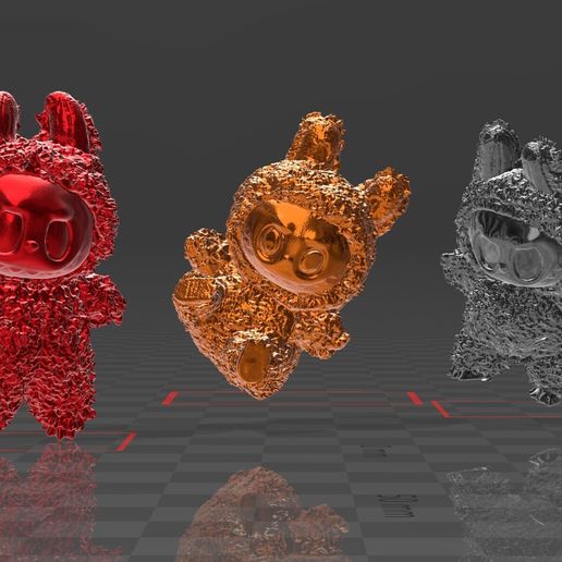👨 labubu手办玩具 scanned exact replica・ STL File for 3D printing and CNC ...