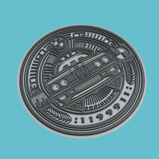 3D file BMW Car Medallion CNC BMW Car 3d Printer Obj Stl 🚗 ・3D ...