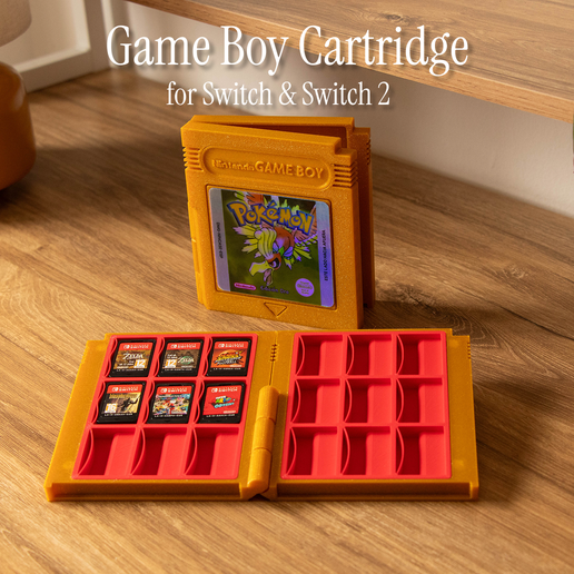👦 Game Boy Cartridge for Switch 2, Switch, 3DS & DS・ 3MF File for 3D ...