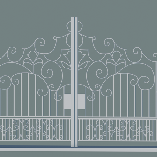 STL file Innovative 3D Gate Designs for Modern Architecture 🏰 (OBJ and ...