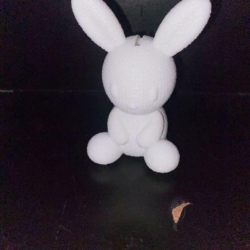 🐇 Crochet rabbit piggy bank・ STL File for 3D printing・Cults