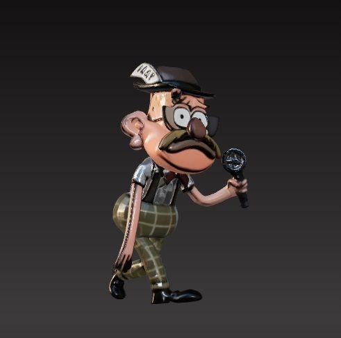 🗿 Toby Determined・ STL File for 3D printing・Cults