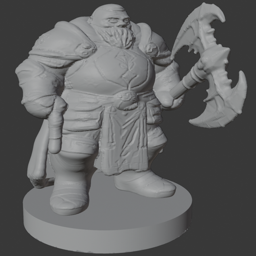 🎲 Dwarf Collection (DND/TTRPG)・Free STL File for 3D printing・Cults