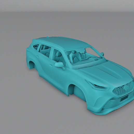 STL file Toyota Highlander 2021 🚗 ・Model to download and 3D print・Cults