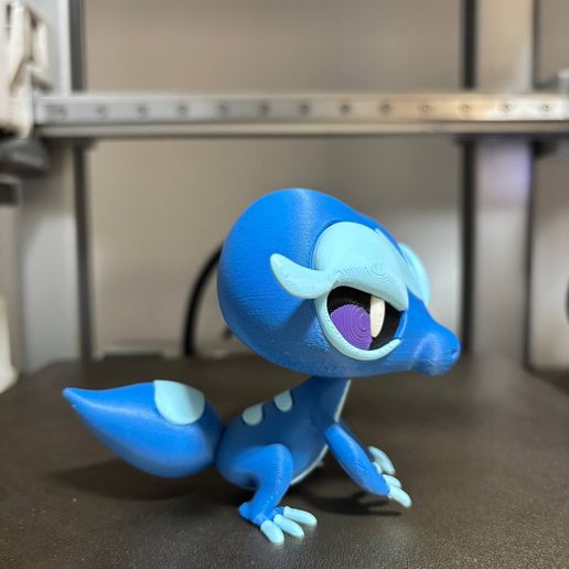 🐉 Gecqua Pokemon Winds and Waves Starters Gen10・ 3MF File for 3D ...