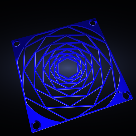 Free STL file 80mm PC Fan Cover / Grill Hexagon 🖥️ (GCODE)・3D print ...