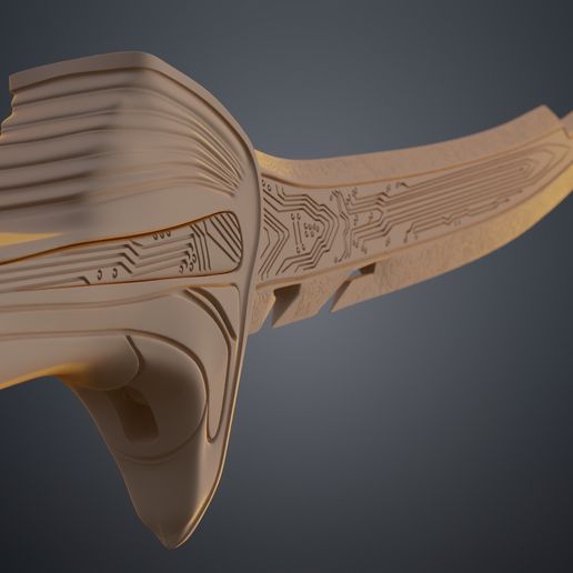 STL file Alita Battle Angel Damscus Blade Sword 👼 ・Design to download ...