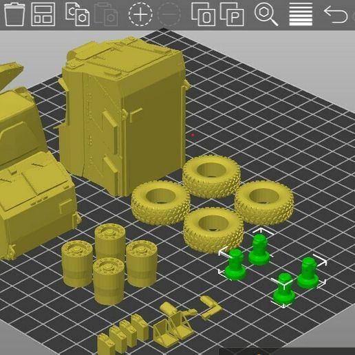 👽 US MRAP M1224 MaxxPro full rady to print・Free 3D File for ・Cults